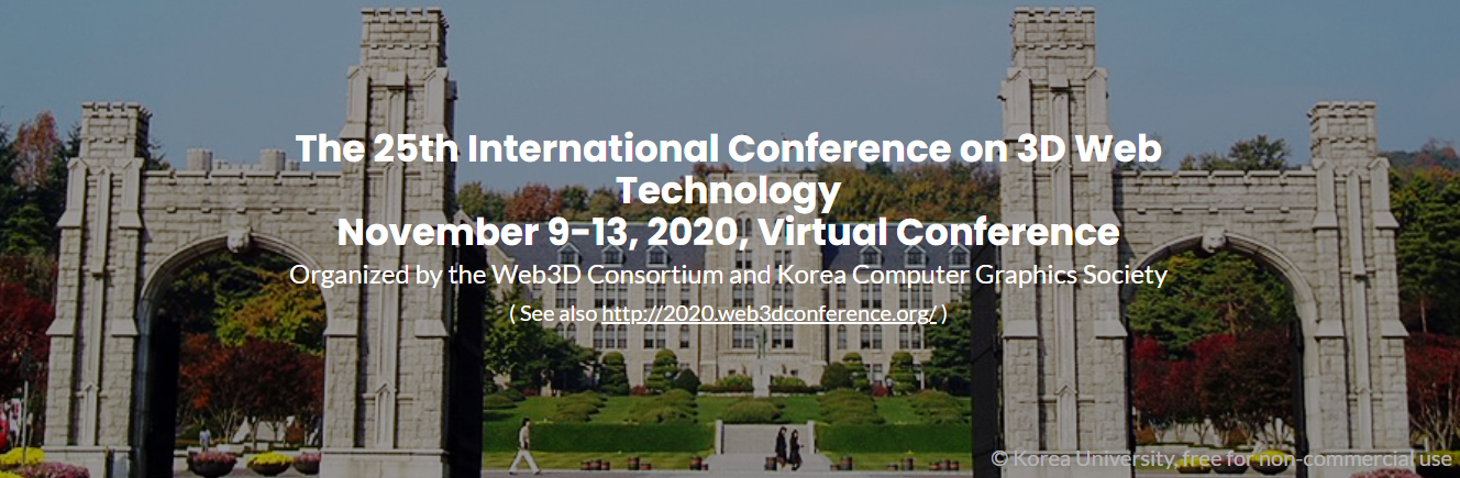 The 25th International ACM Conference on Web3D Technology - ACM SIGGRAPH
